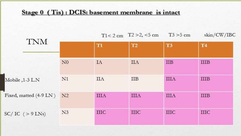 Tnm classification of breast carcinoma
