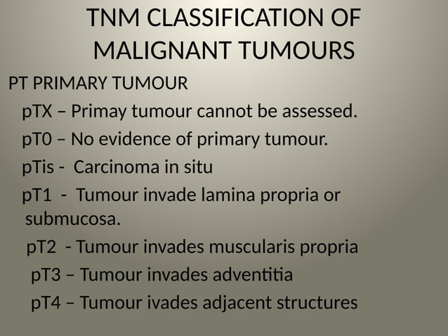 TNM CLASSIFICATION OF ESOPHAGEAL TUMOR.pptx