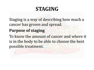 TNM Staging of tumor | PPTX