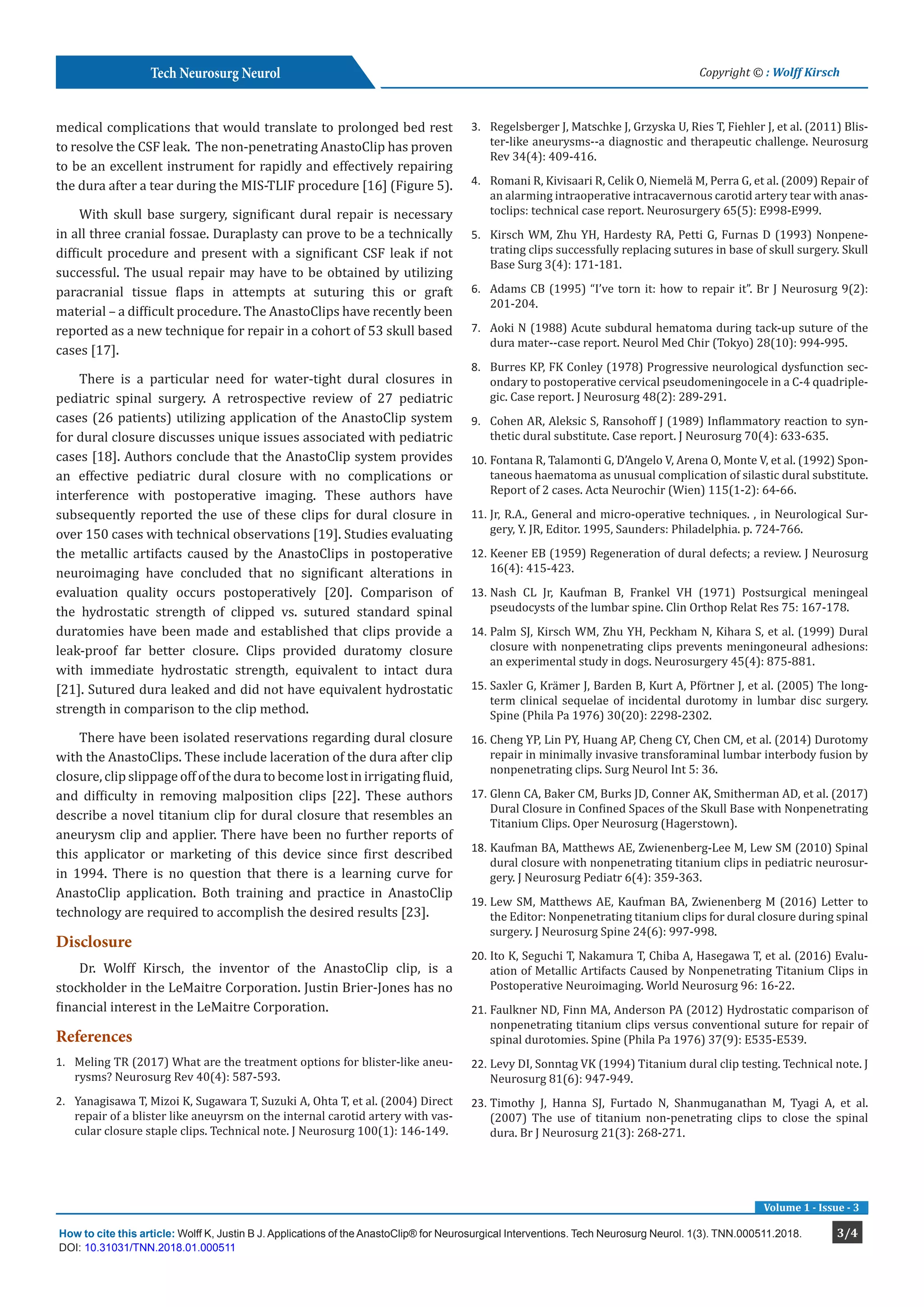 Applications of the AnastoClip® for Neurosurgical Interventions_Crimson ...