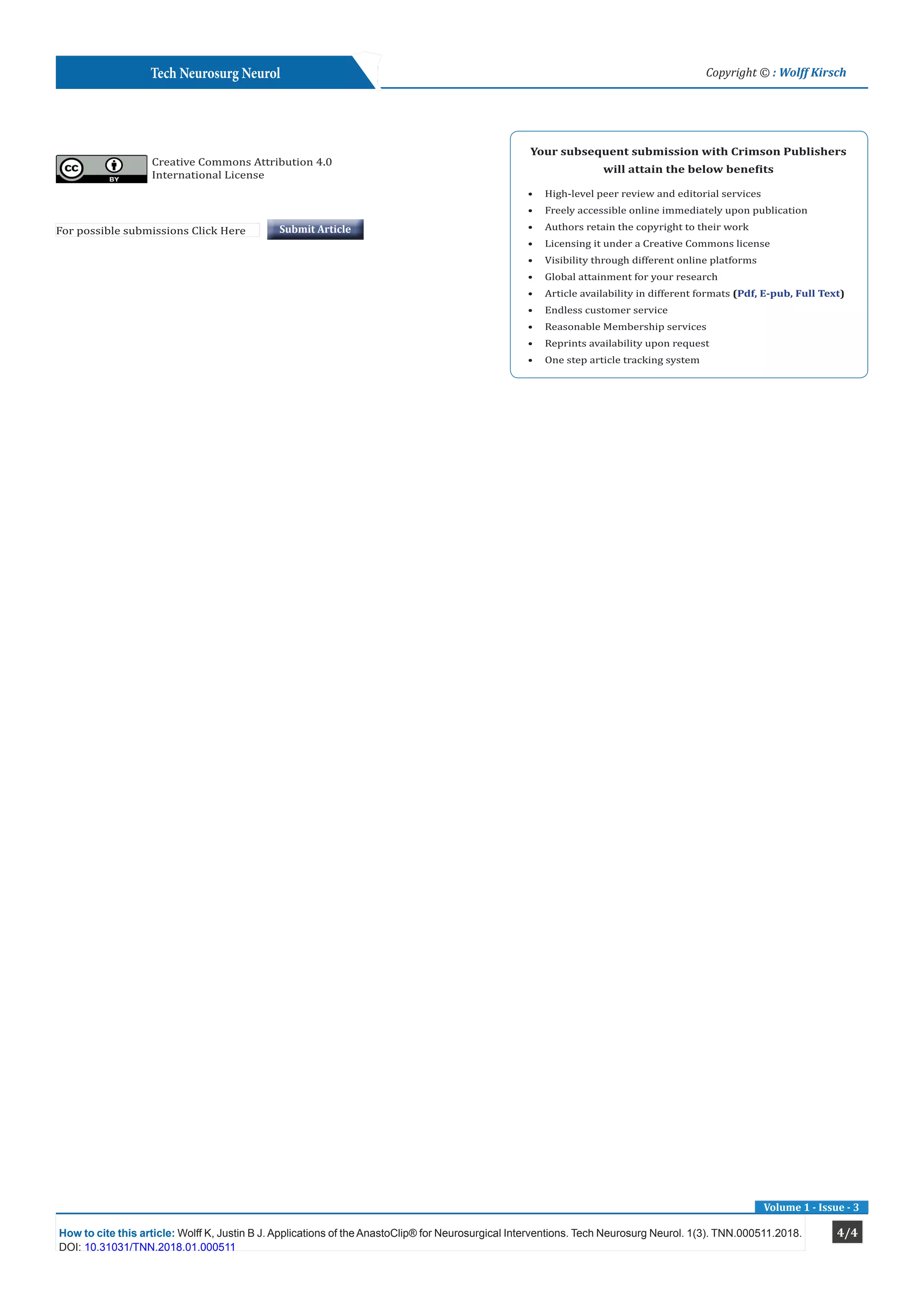 Applications of the AnastoClip® for Neurosurgical Interventions_Crimson ...