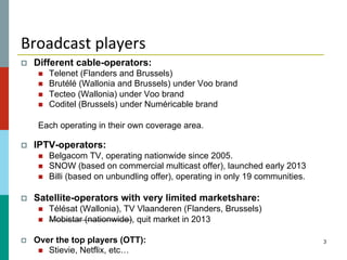 Cable regulation in Belgium | PDF