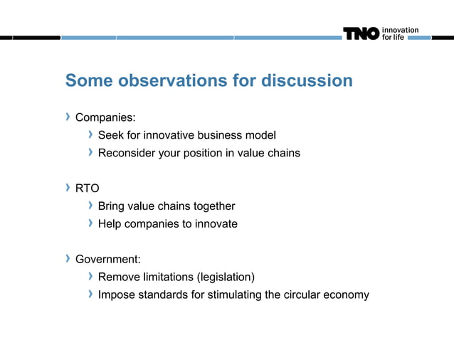 Tno innovation | PPT