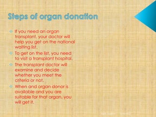 Organ Tissue Donation And Poem