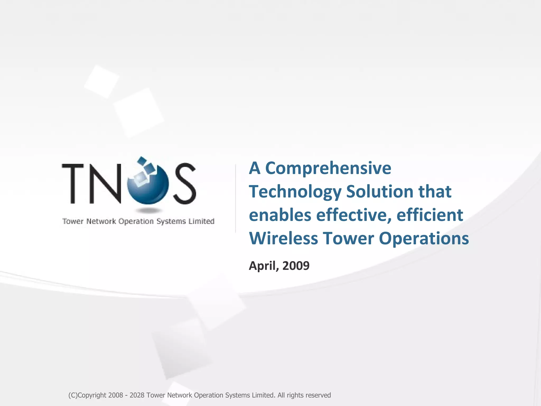 TNOS Product | PPT