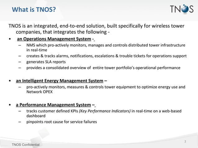TNOS Product | PPT