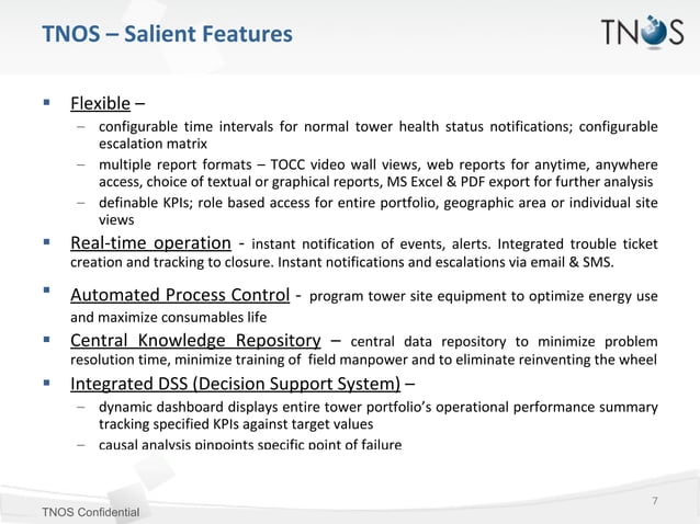 TNOS Product | PPT
