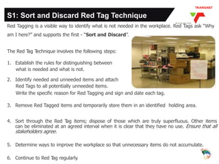 Tnpa 5 s training modified version | PPTX | Careers