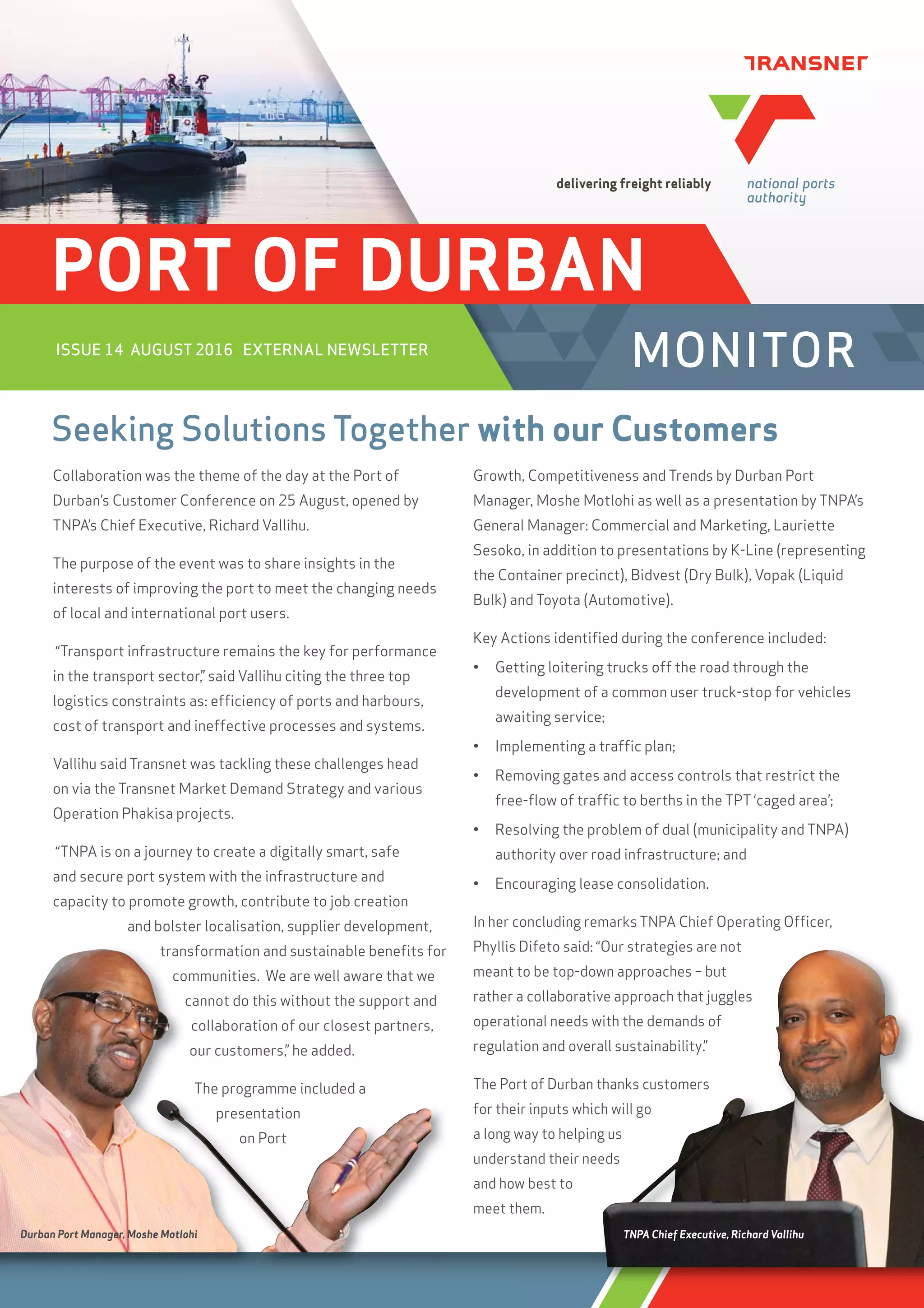 TRANSNET NEWSLETTER | PDF | Logistics | Business