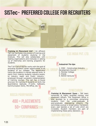 Training and Placement Cell Brochure | PDF