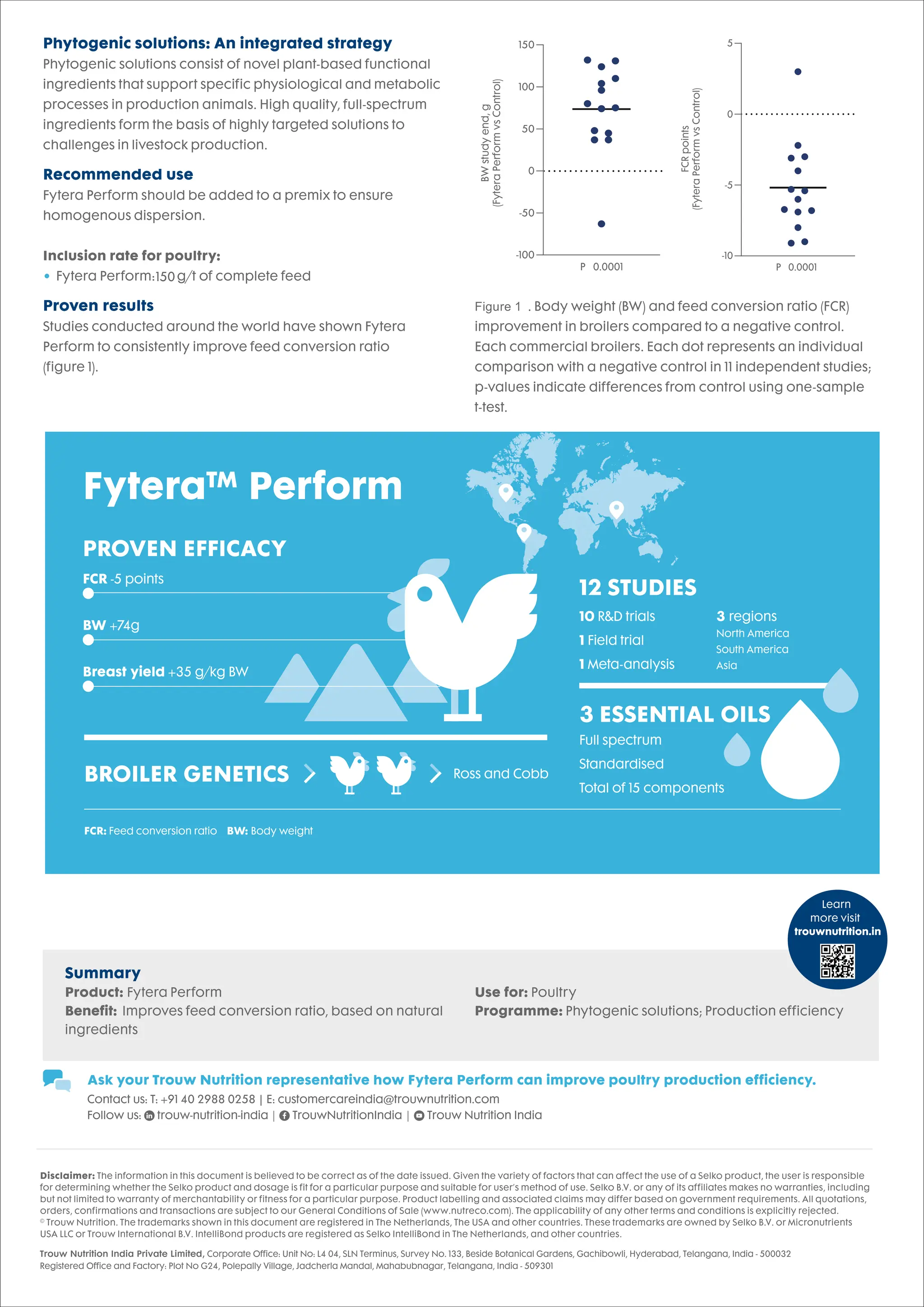 Poultry feed performance enhancer- Fytera Perform | PDF