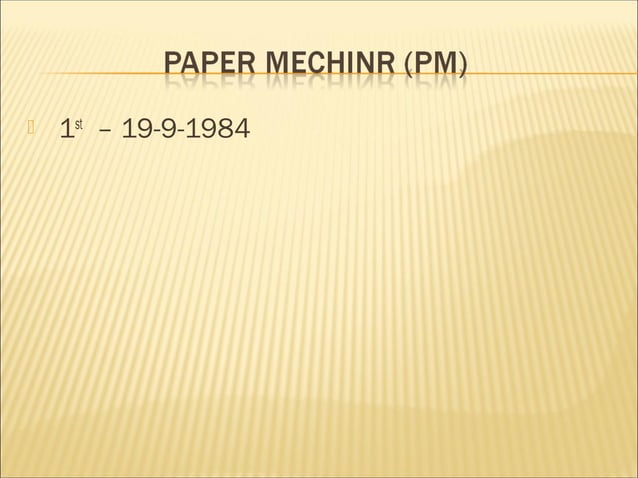 Tamilnadu News Print Paper Limited (TNPL) | PPT