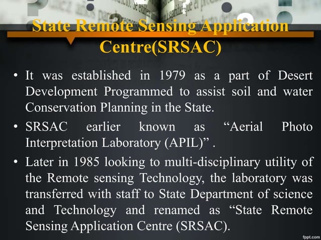 Remote Sensing Ppt Ppt
