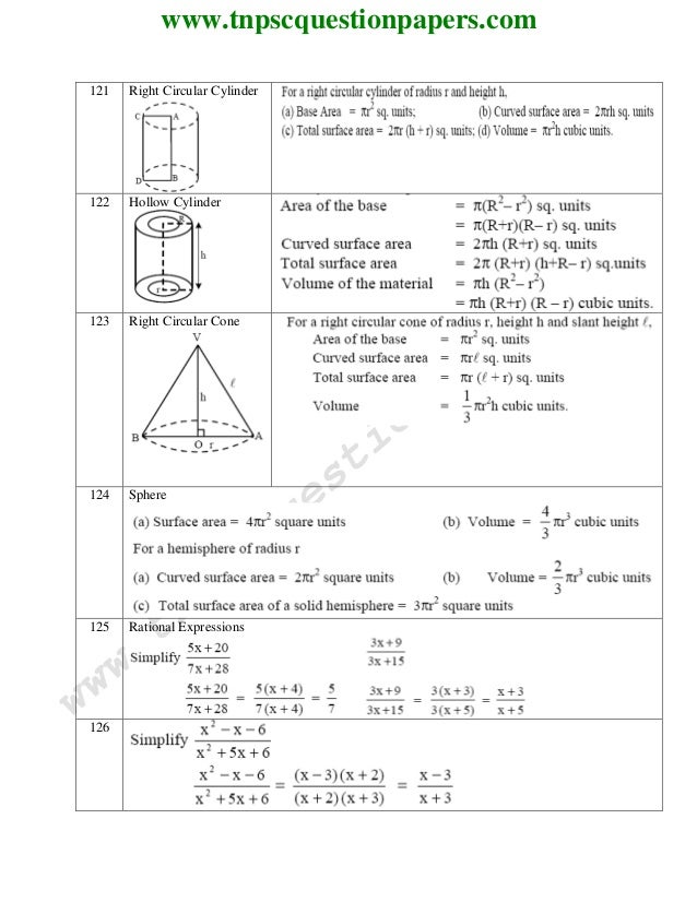 Tnpsc mathematics syllabus_notes