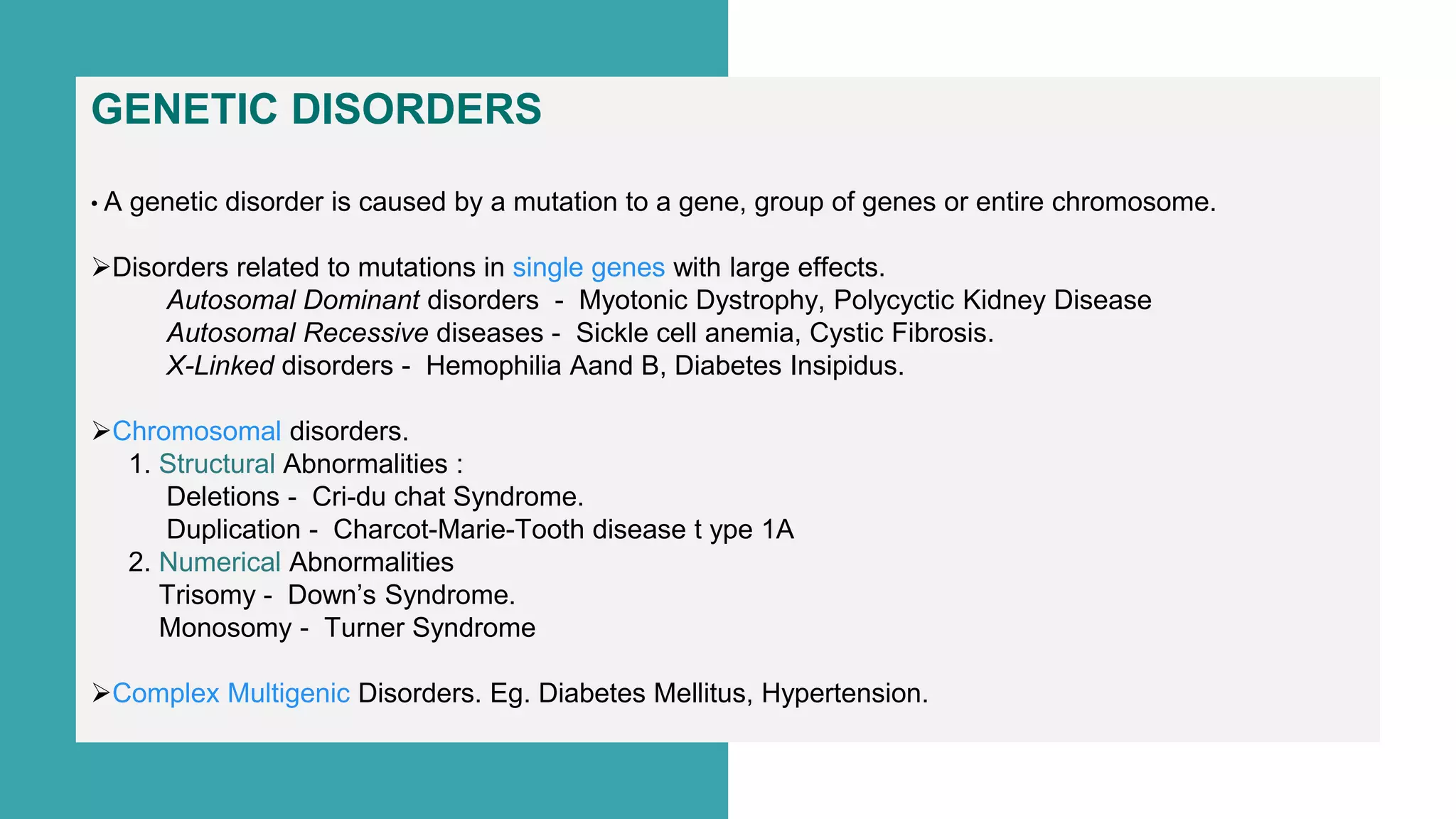 Triple Nucleotide Repeat Abnormality | PPTX