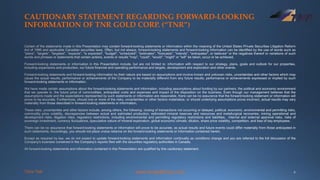 TNR Gold NSR Royalty Los Azules Copper Presentation February 2019 | PPT
