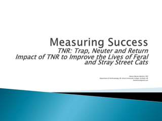 Tnr presentation | PPTX