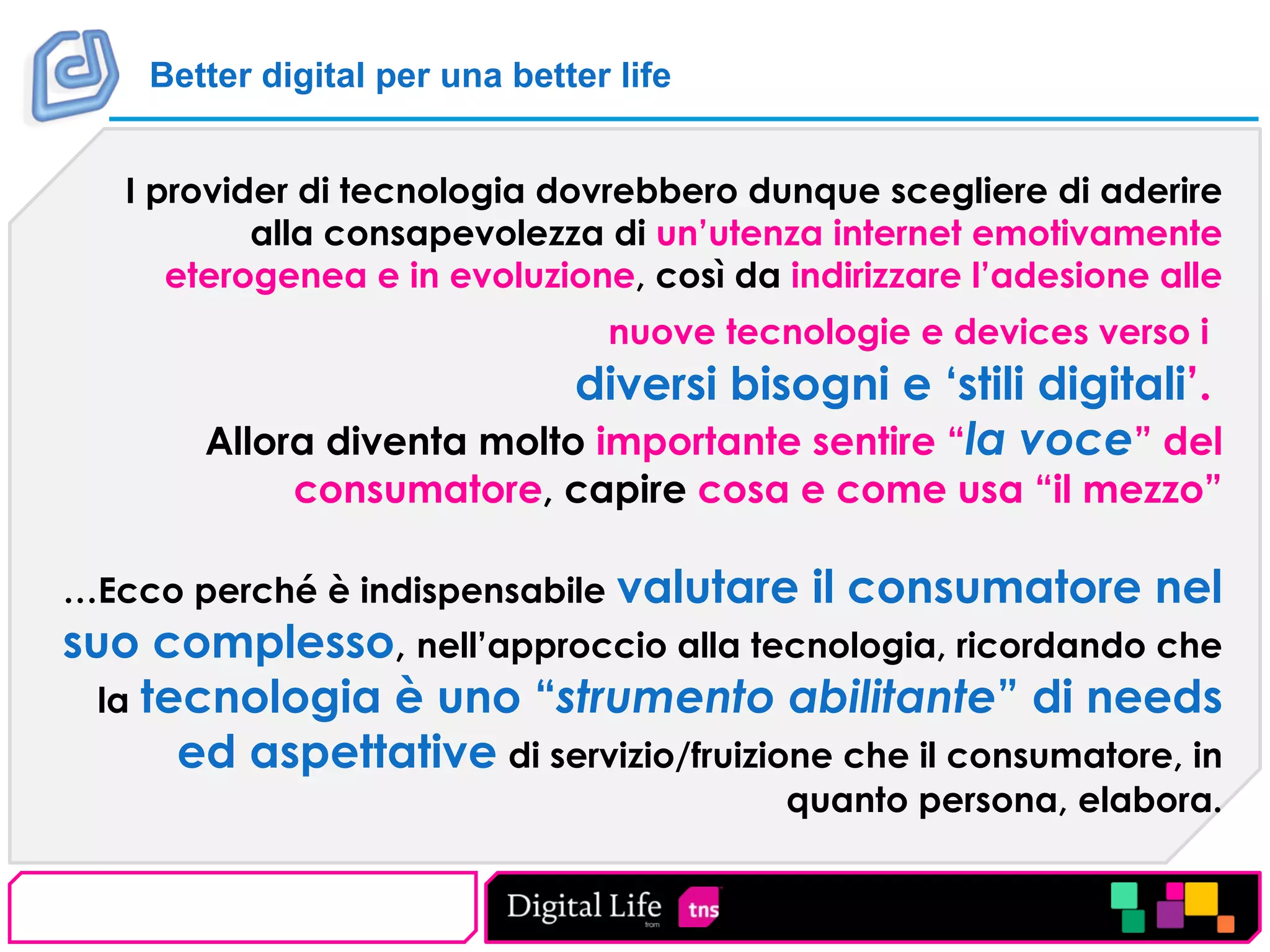 Tns - better digital better life | PPT
