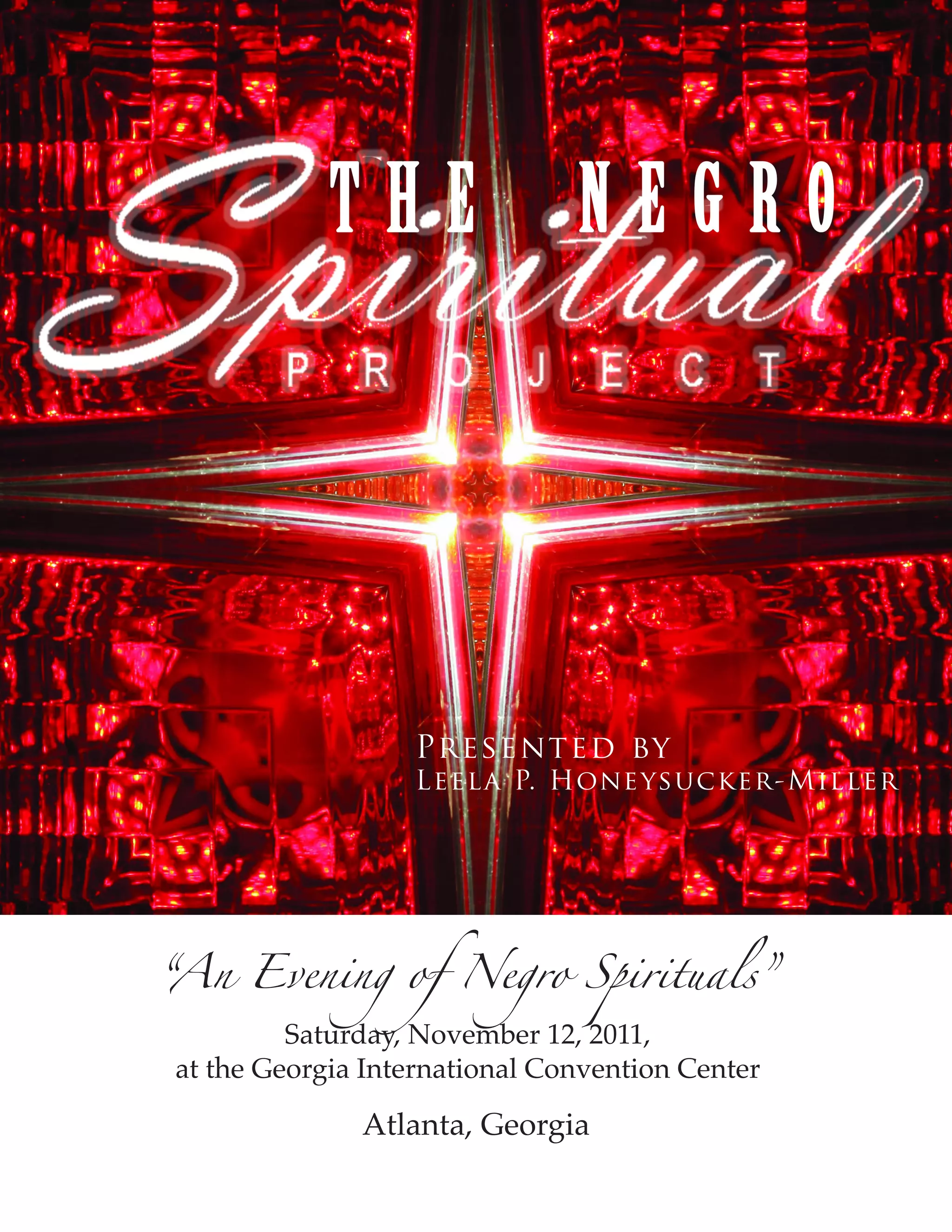 The Negro Spiritual Project | PDF