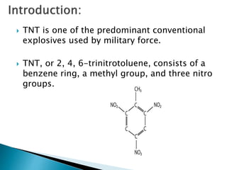 Bioremediation OF 2,4,6 Trinitro Toluene | PPTX
