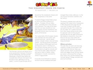 presentation of trinidad and tobago festivals | PDF