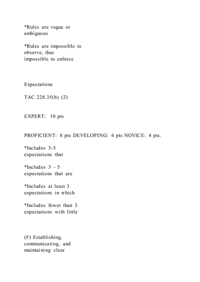 TNT 700.6P The Learning Environment Project Rubric Criteri | DOCX | Professional School ...