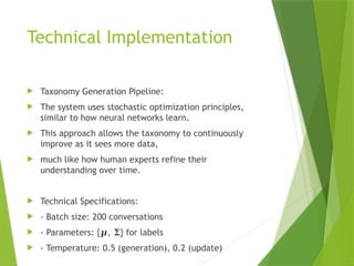TnT-LLM : Text Mining at Scale with Large Language Models | PPT