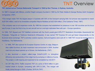 TNT supply chain | PPT