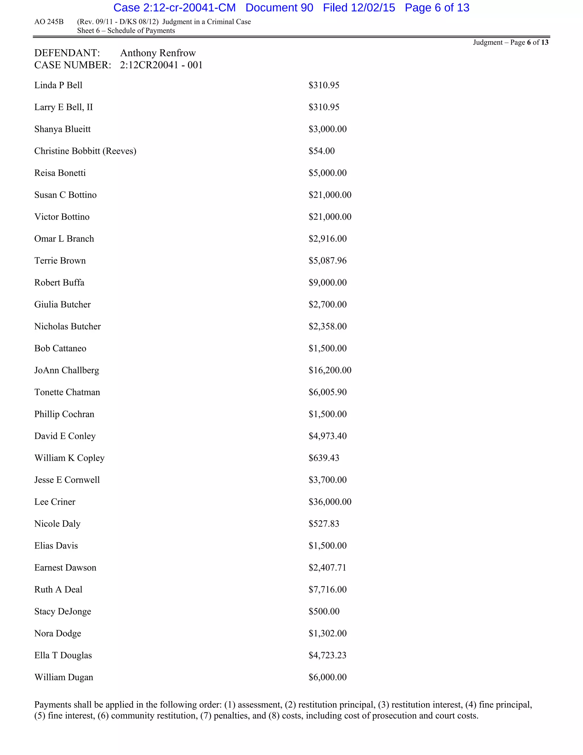 TNT Tony - Iraqi Dinar Guru Scam - Court Sentencing Transcript | PDF