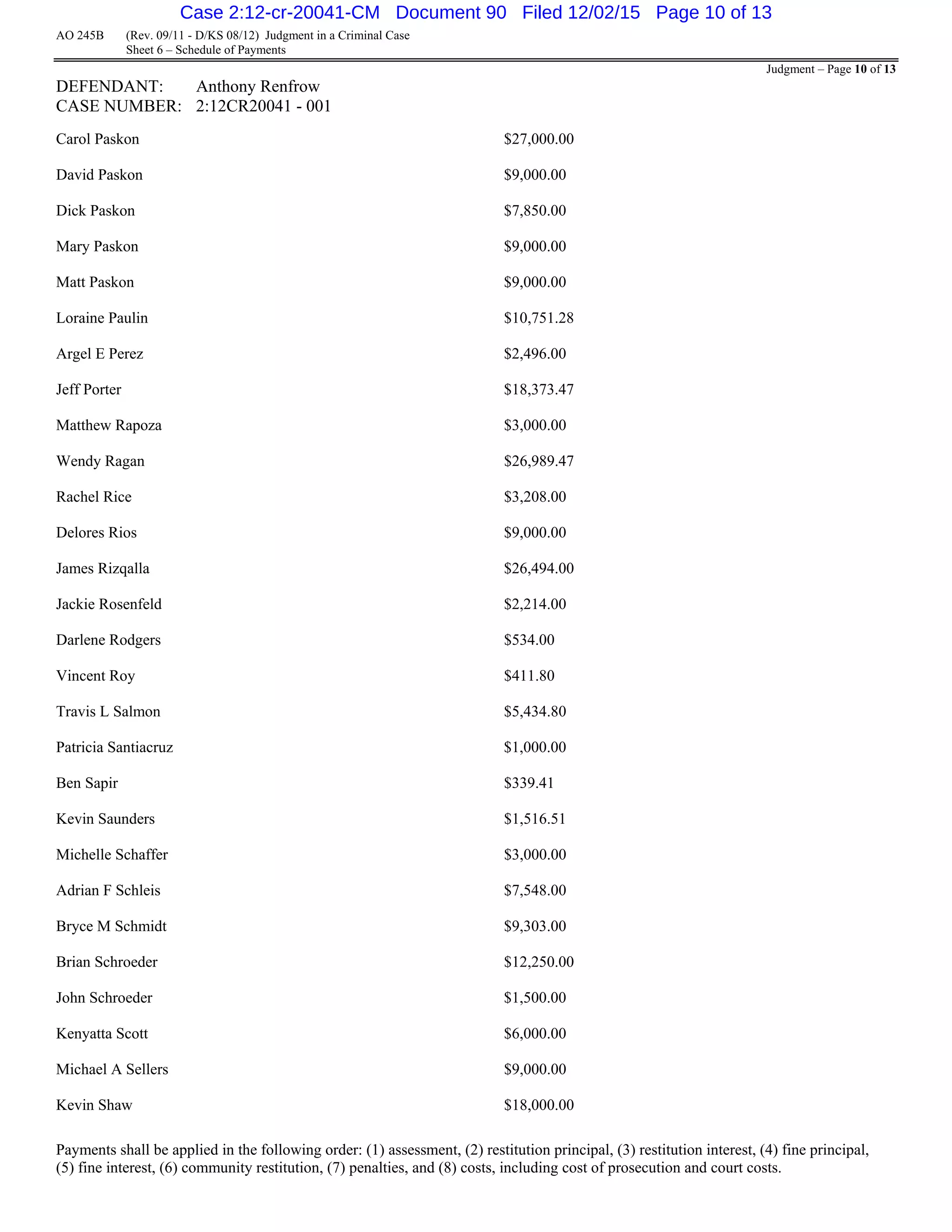 TNT Tony - Iraqi Dinar Guru Scam - Court Sentencing Transcript | PDF