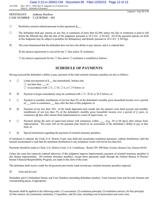 TNT Tony - Iraqi Dinar Guru Scam - Court Sentencing Transcript | PDF