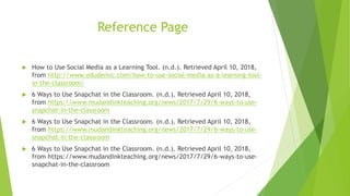 Social media lesson | PPTX