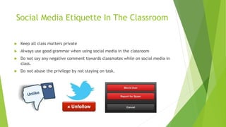 Social media lesson | PPTX