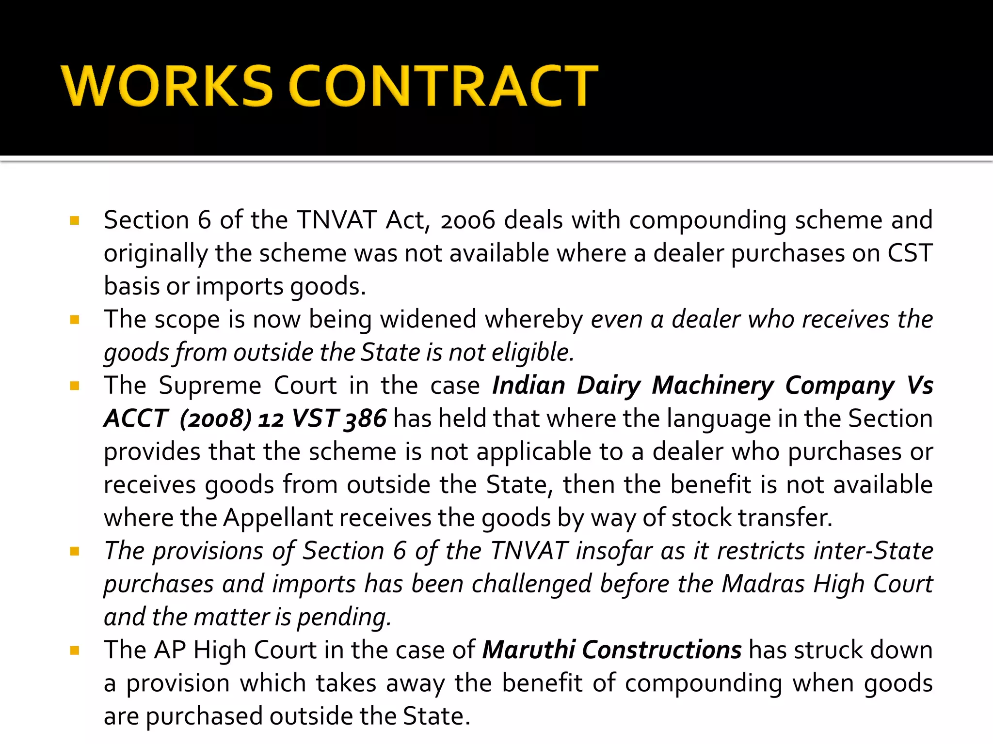 Tnvat recent changes - effective from 29.01.2016