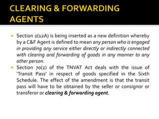 Tnvat recent changes - effective from 29.01.2016