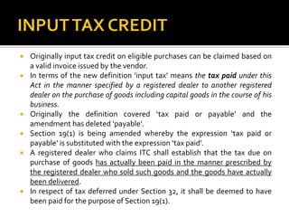 Tnvat recent changes - effective from 29.01.2016