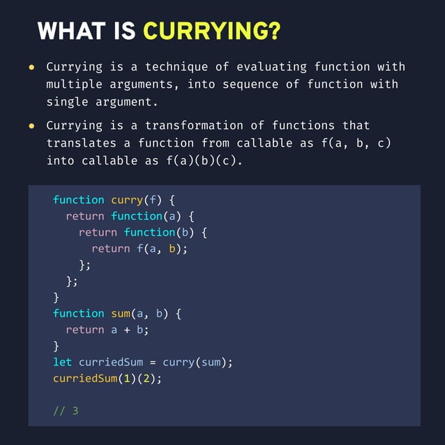 Currying in JavaScript | PDF