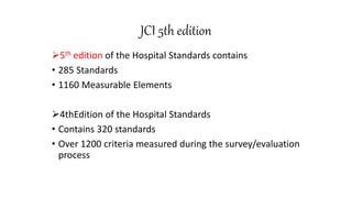 Joint commission international (jci) | PPTX