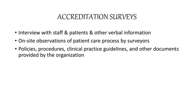 Joint commission international (jci) | PPTX