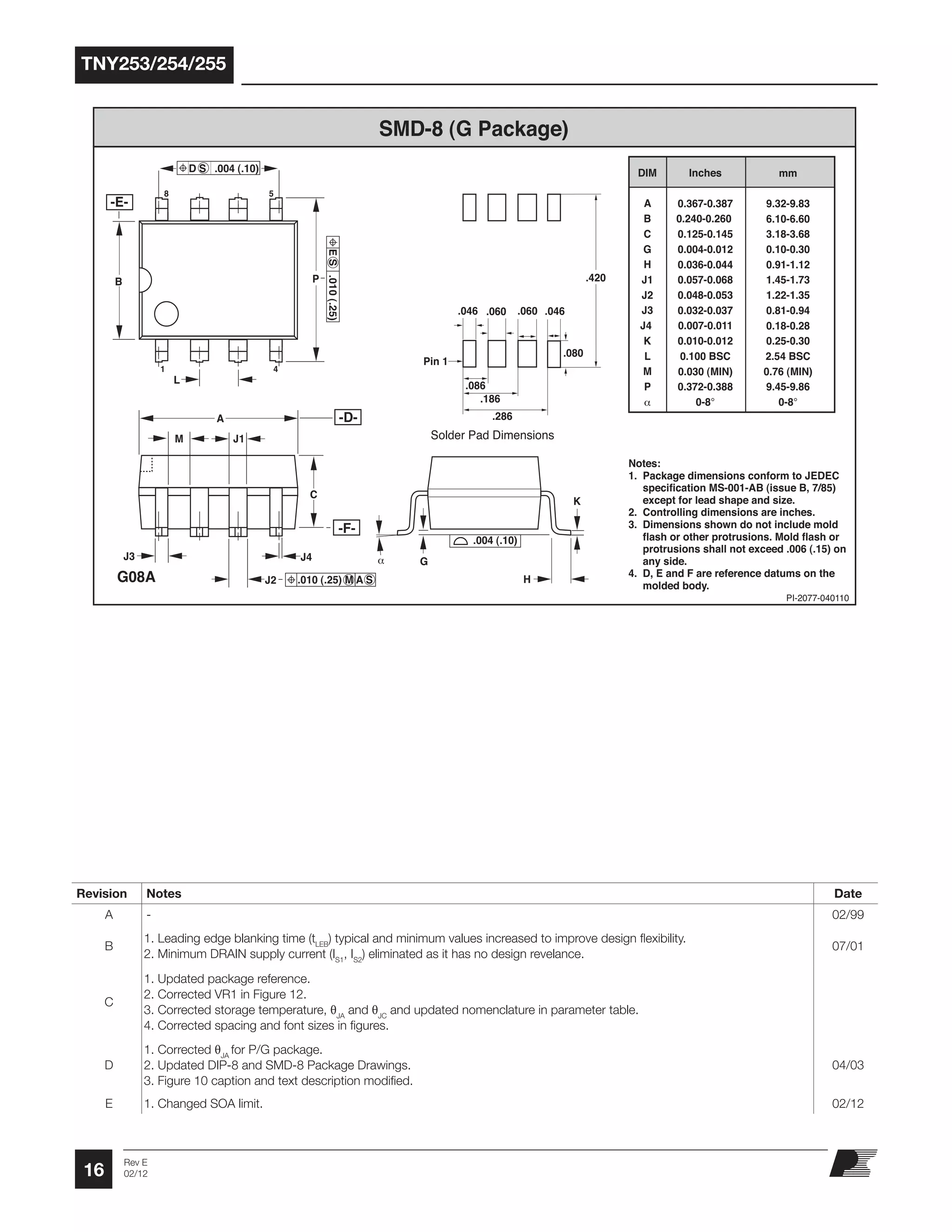 Original Power Supply IC TNY254PN TNY254P TNY254 New | PDF