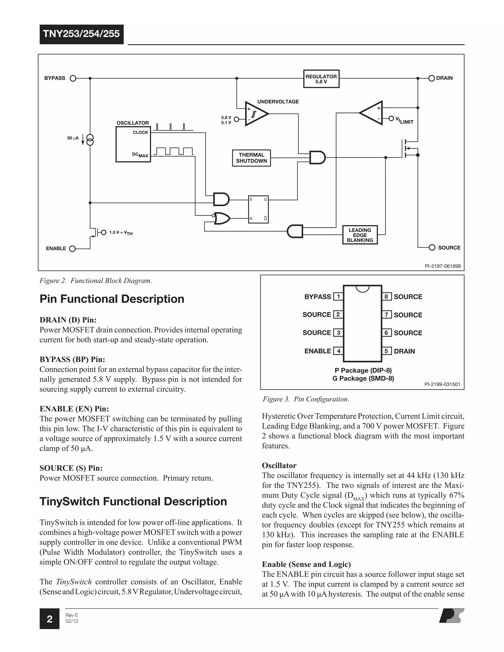 Original Power Supply IC TNY254PN TNY254P TNY254 New | PDF