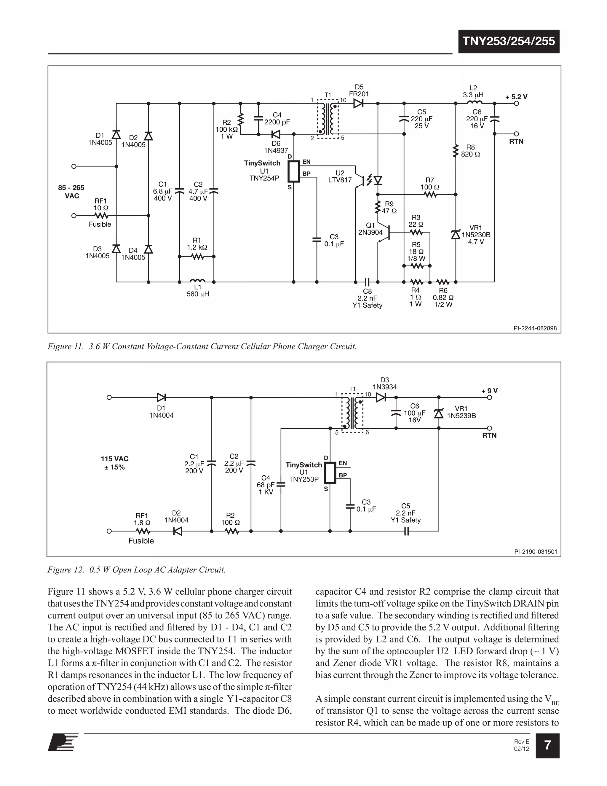 Original Power Supply IC TNY254PN TNY254P TNY254 New | PDF