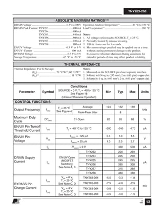 Original Power Supply IC TNY266PN TNY266P TNY266 DIP-7 New | PDF
