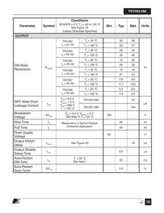 Original Power Supply IC TNY266PN TNY266P TNY266 DIP-7 New | PDF