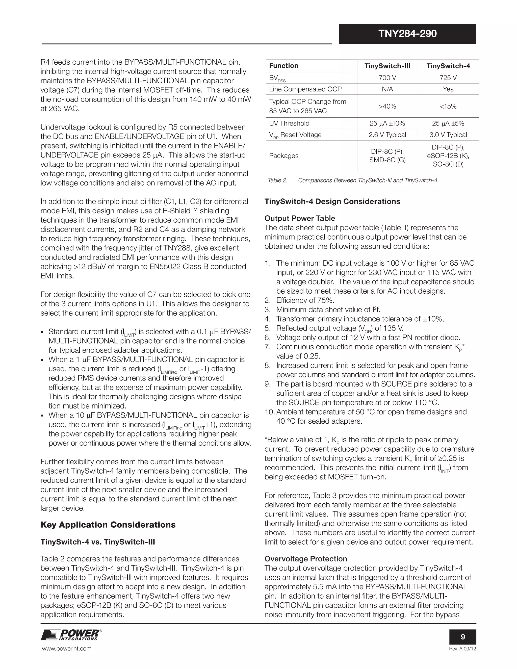 Original Power Supply IC TNY290PG TNY290P TNY290 DIP-7 New Power Integration | PDF