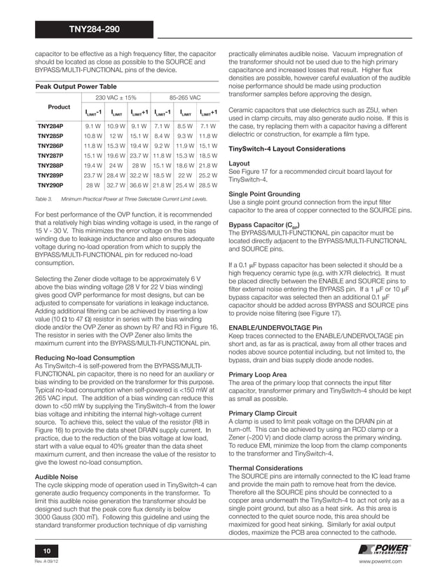 Original Power Supply IC TNY290PG TNY290P TNY290 DIP-7 New Power ...