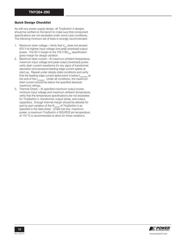 Original Power Supply IC TNY290PG TNY290P TNY290 DIP-7 New Power ...