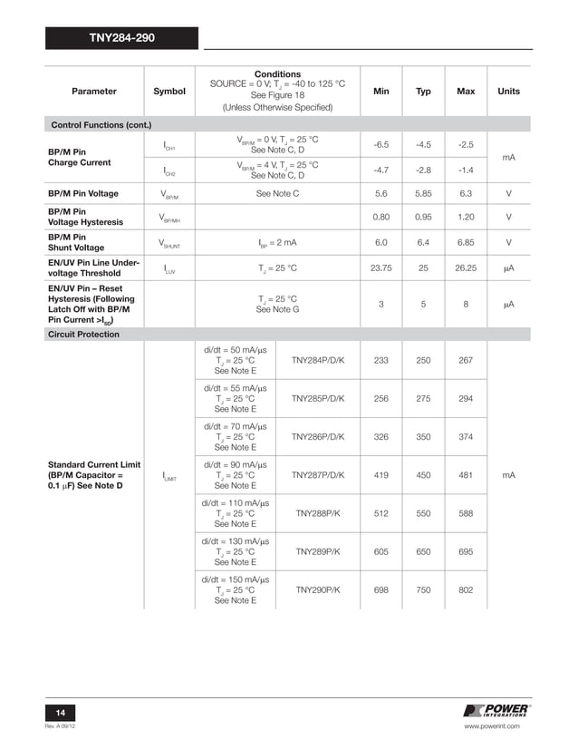Original Power Supply IC TNY290PG TNY290P TNY290 DIP-7 New Power ...