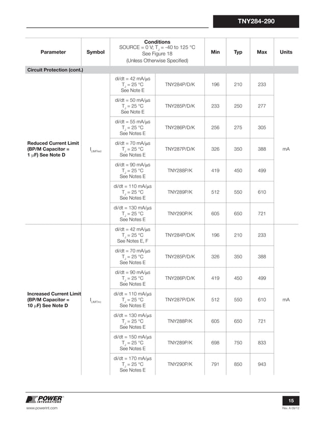 Original Power Supply IC TNY290PG TNY290P TNY290 DIP-7 New Power ...