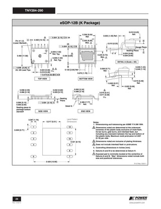 Original Power Supply IC TNY290PG TNY290P TNY290 DIP-7 New Power ...